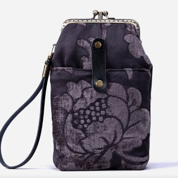 MSW | Bags | Mcw Handmade Carpet Bags Purple Brocade Phone Case Nwot ...